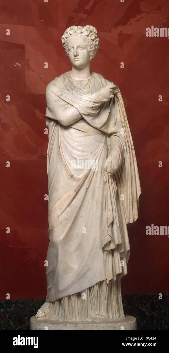 'Polyhymnia'. Roman copy from a Greek original. Ancient Rome, 2nd ...