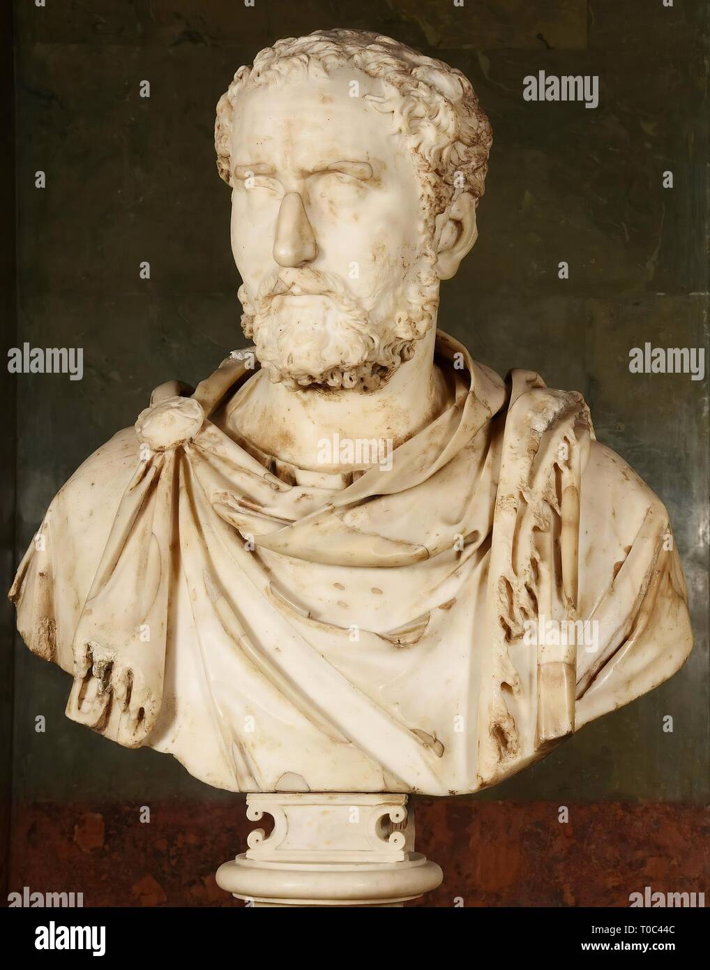 'Portrait of a Commander General'. Ancient Rome, early 3rd century ...