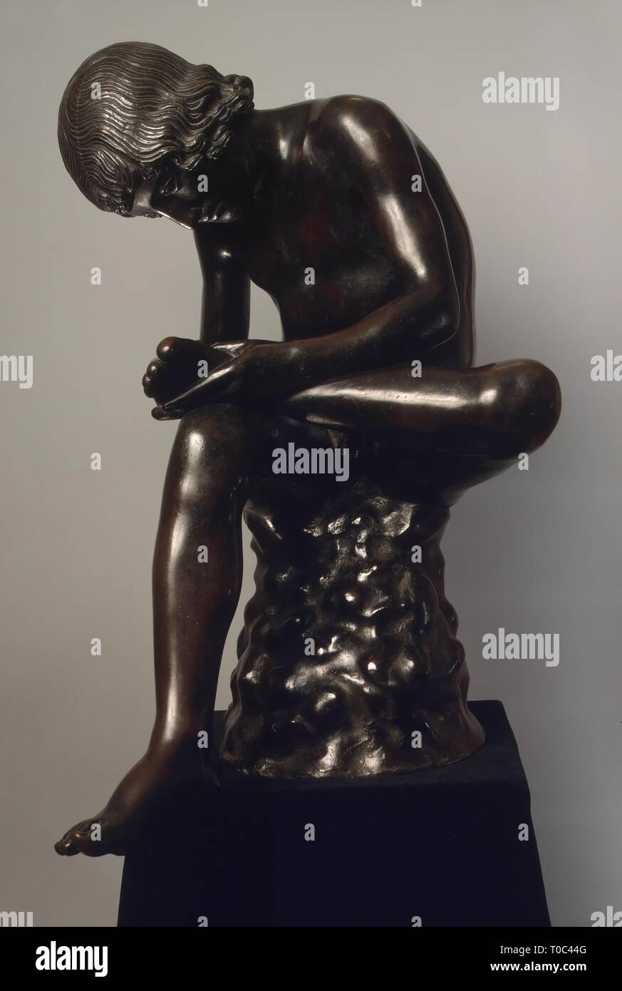 'Boy Pulling out a Splinter'. Copy after an antique original. Italy ...