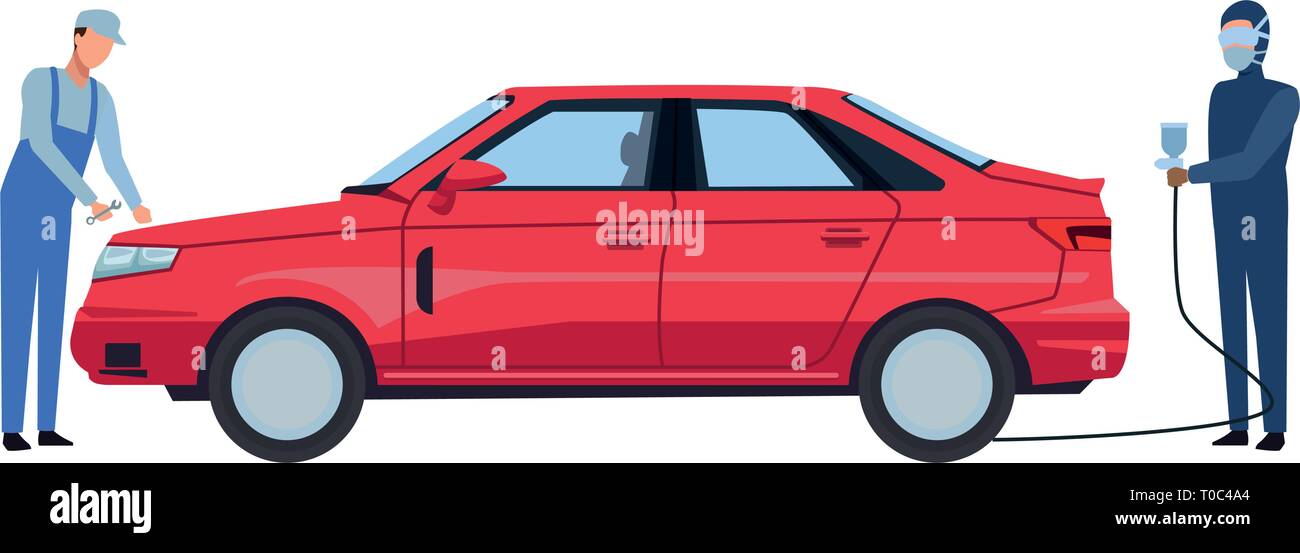 car service cartoon Stock Vector Image & Art - Alamy