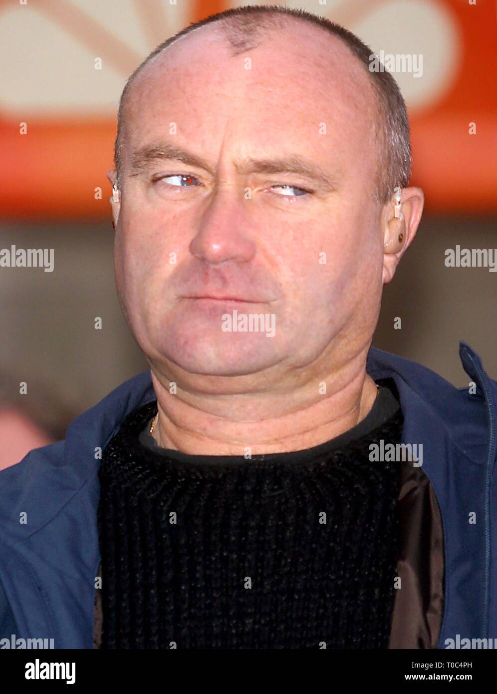 PHIL COLLINS ON NBC "TODAY SHOW" AT ROCKEFELLER CENTER IN NEW YORK CITY ...