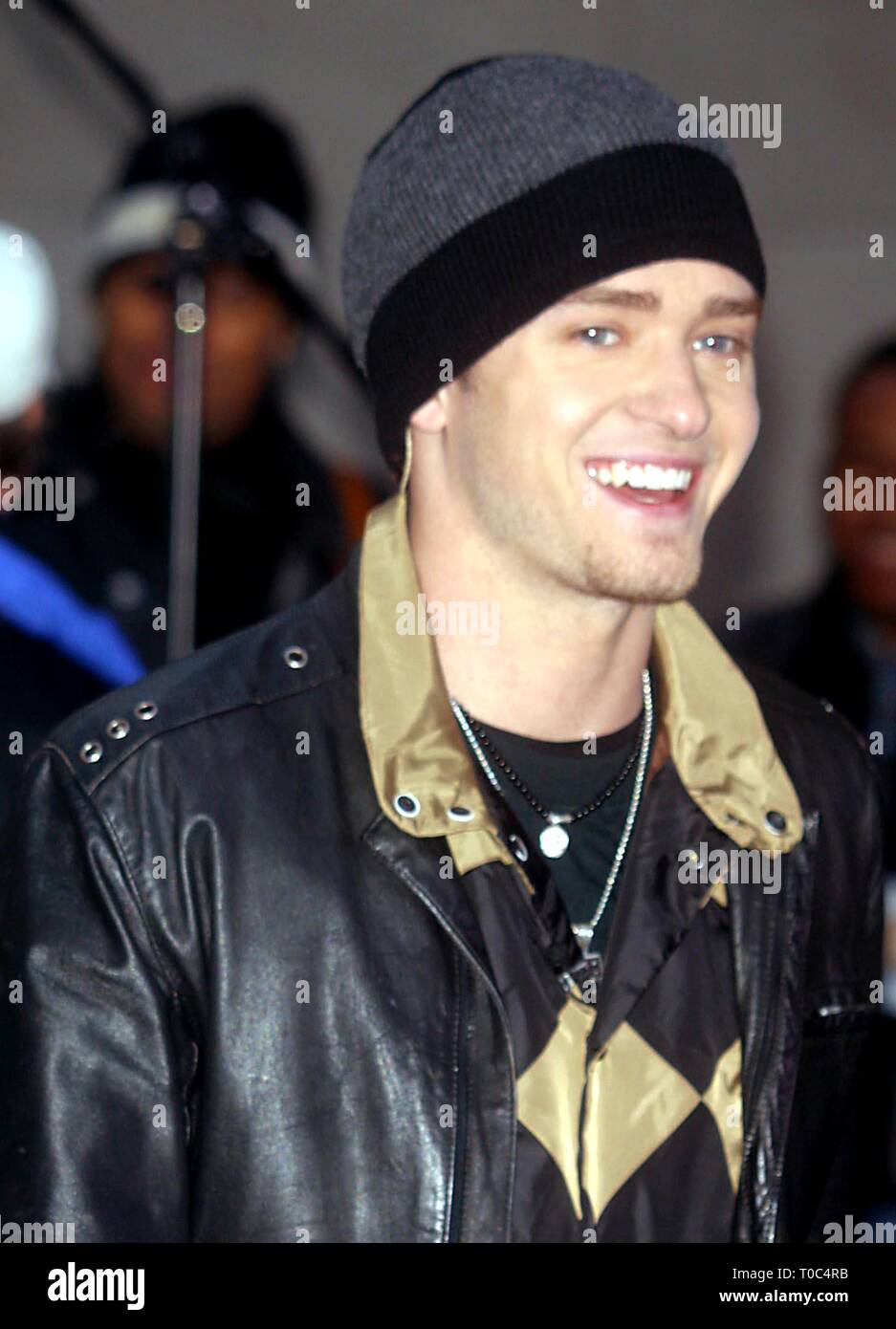 JUSTIN TIMBERLAKE APPEARING ON NBC'S "TODAY SHOW", NYC 11/08/02 Photo ...