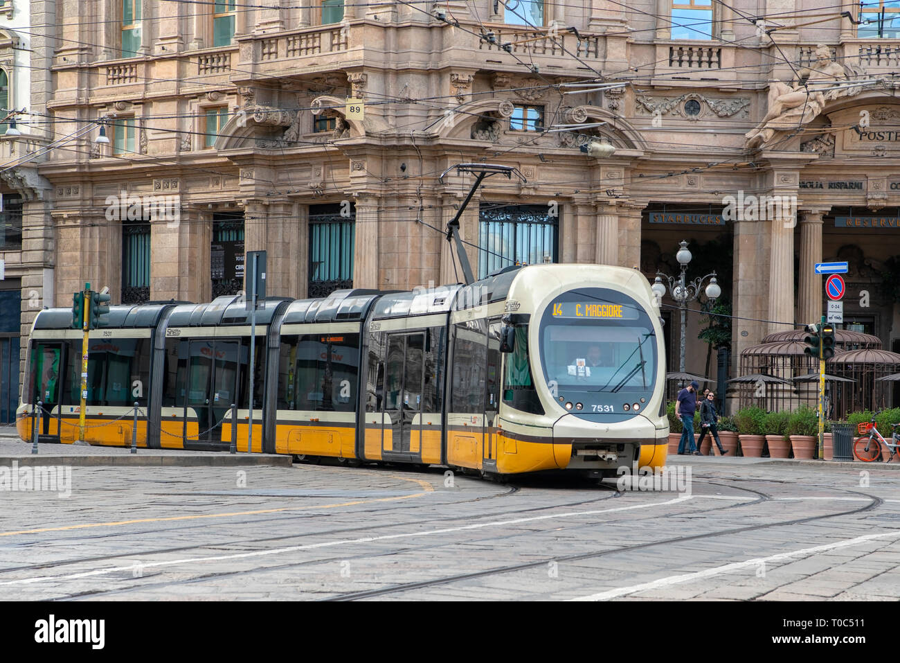 Milan metro tram hi-res stock photography and images - Alamy