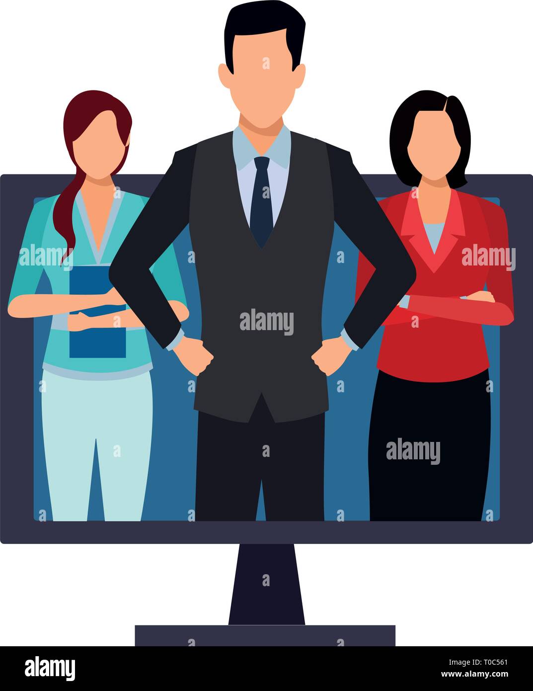 executive business cartoon Stock Vector Image & Art - Alamy