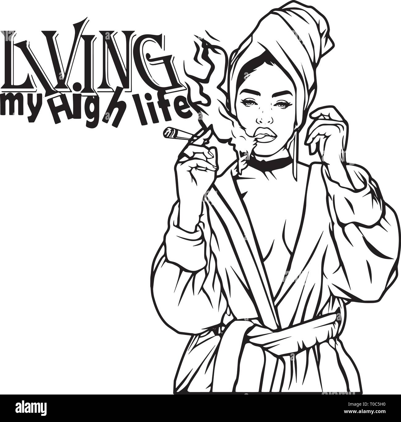 Blunt Weed Cannabis Medical Marijuana Pot Stone High Life Smoker Drug ...