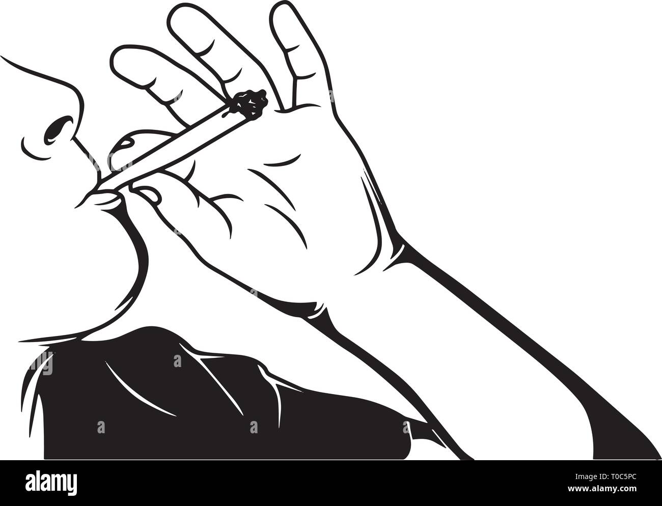 Blunt Weed Cannabis Medical Marijuana Pot Stone High Life Smoker Drug ...