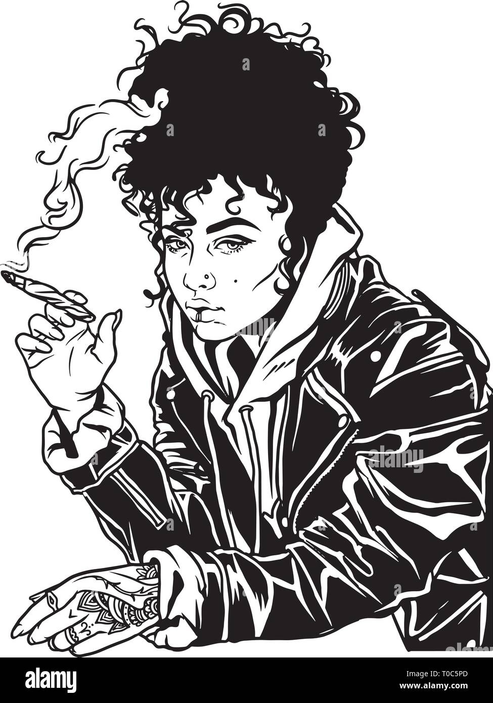 Marijuana blunt Stock Vector Images - Alamy