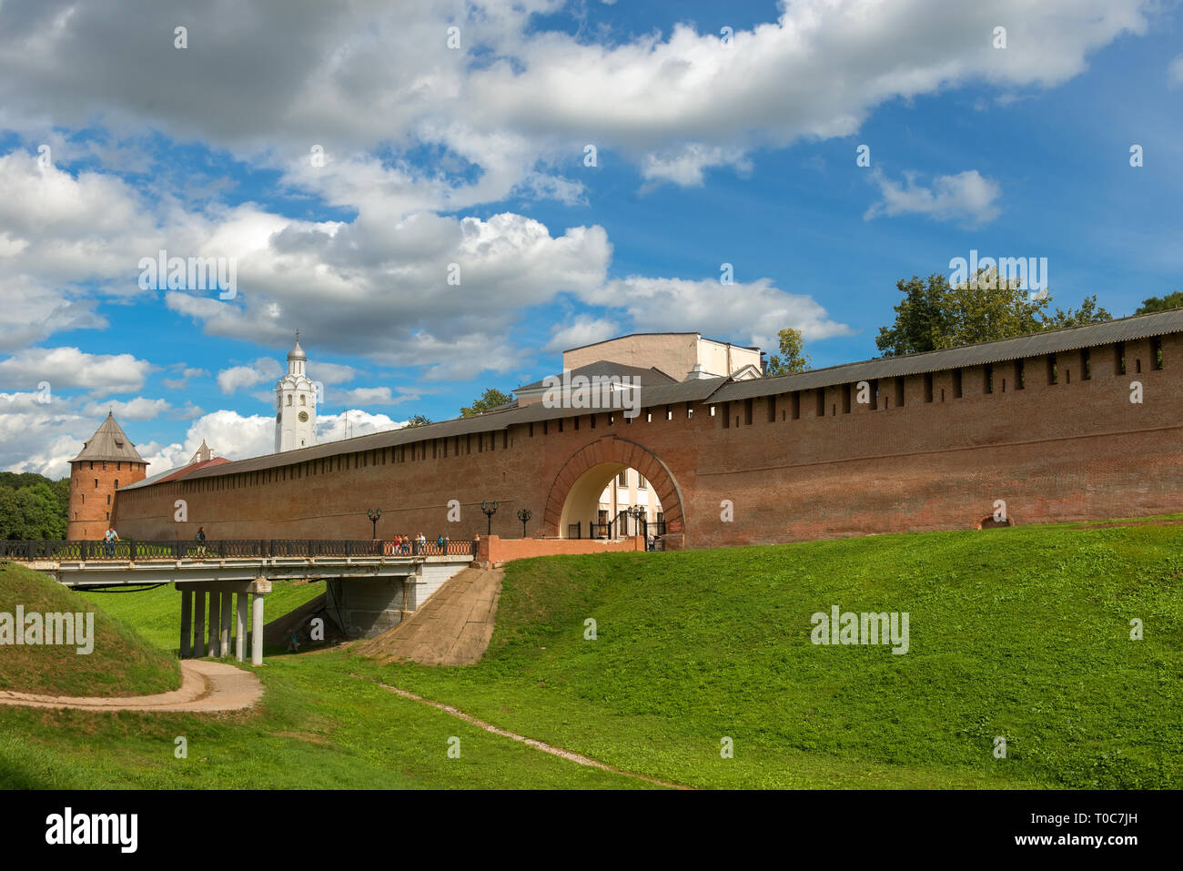 Novgorod region, Myasnoy Bor village, Russia - August 14, 2018 ...