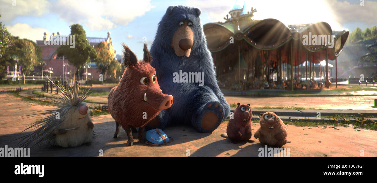 WONDER PARK, from left: Steve (voice: John Oliver), Greta (voice: Mila ...