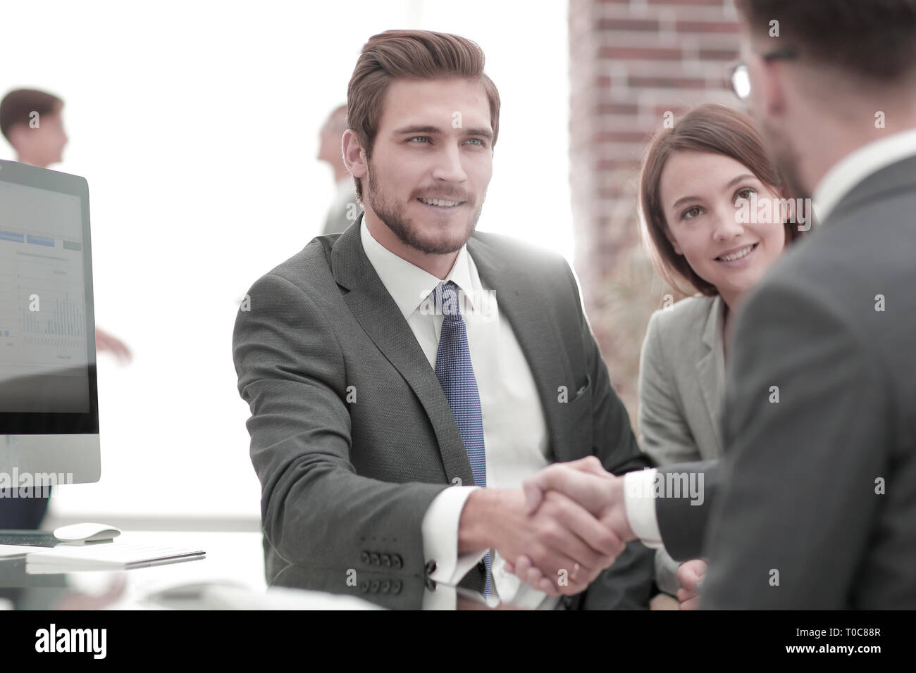 Boss introducing new team member hi-res stock photography and images ...