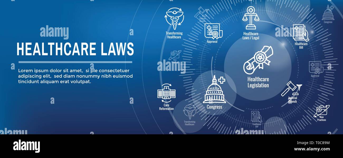 Health Laws and Legal icon set | various aspects of the legal system ...