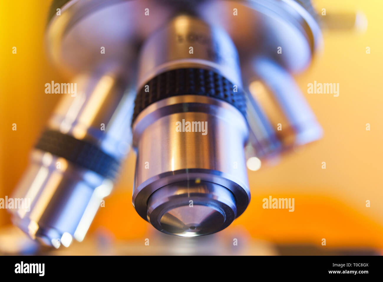 Laboratory Equipment - Optical Microscope. Photo of a medical ...