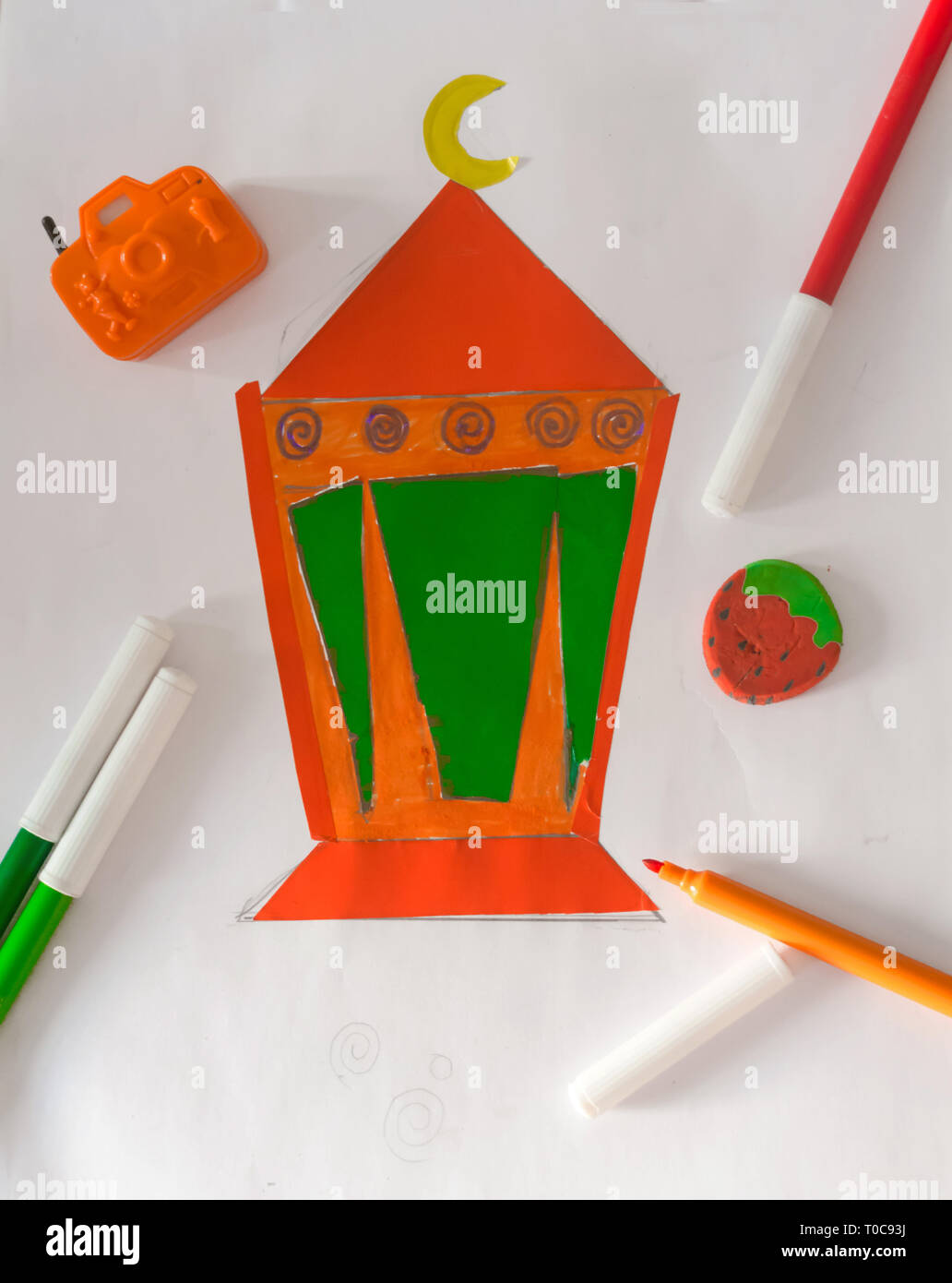 Hand drawing muslim hi-res stock photography and images - Alamy