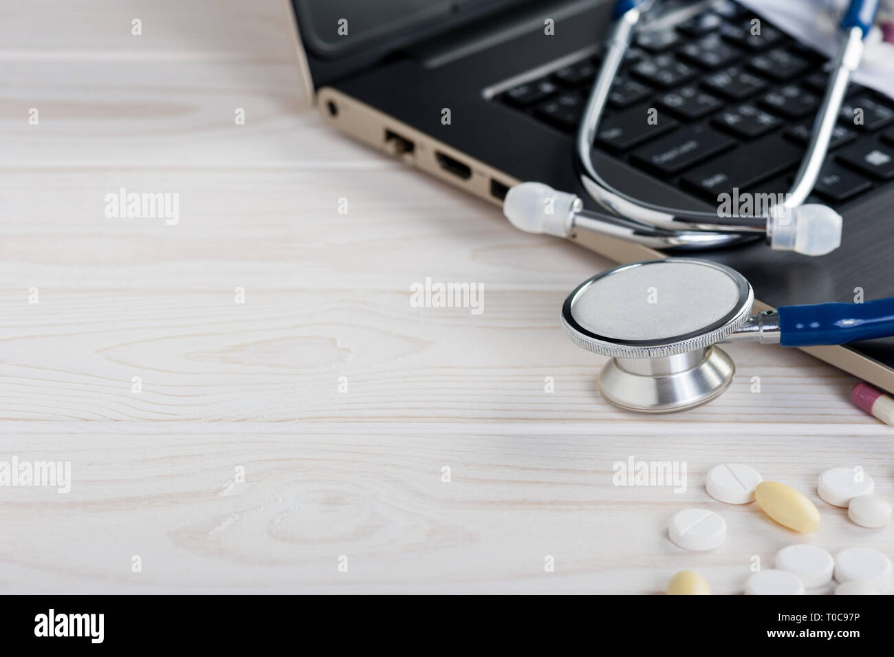 abstract stethoscope background, healthcare and medical concept Stock ...