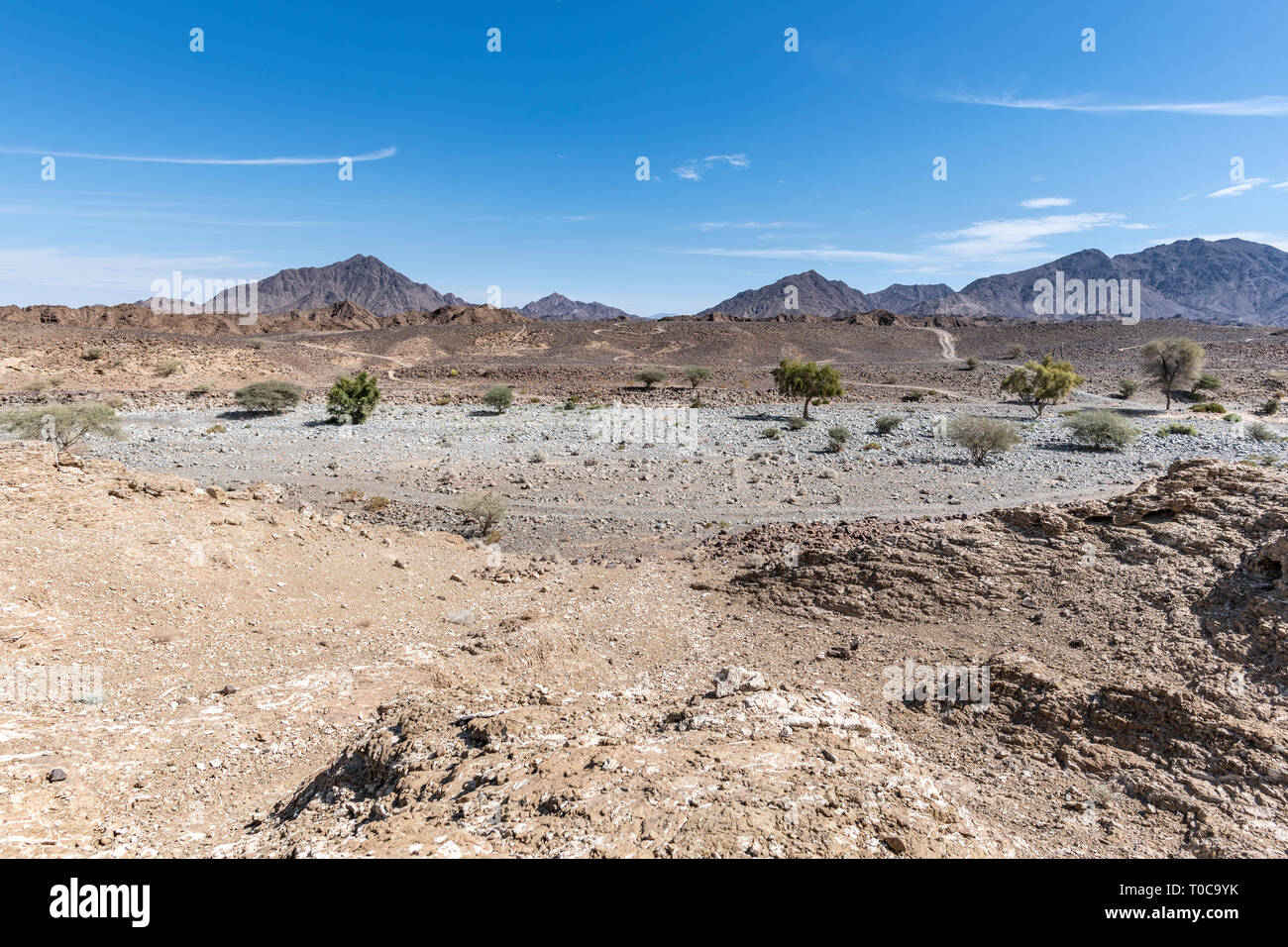 Arid Mountains, desert landscape Stock Photo - Alamy