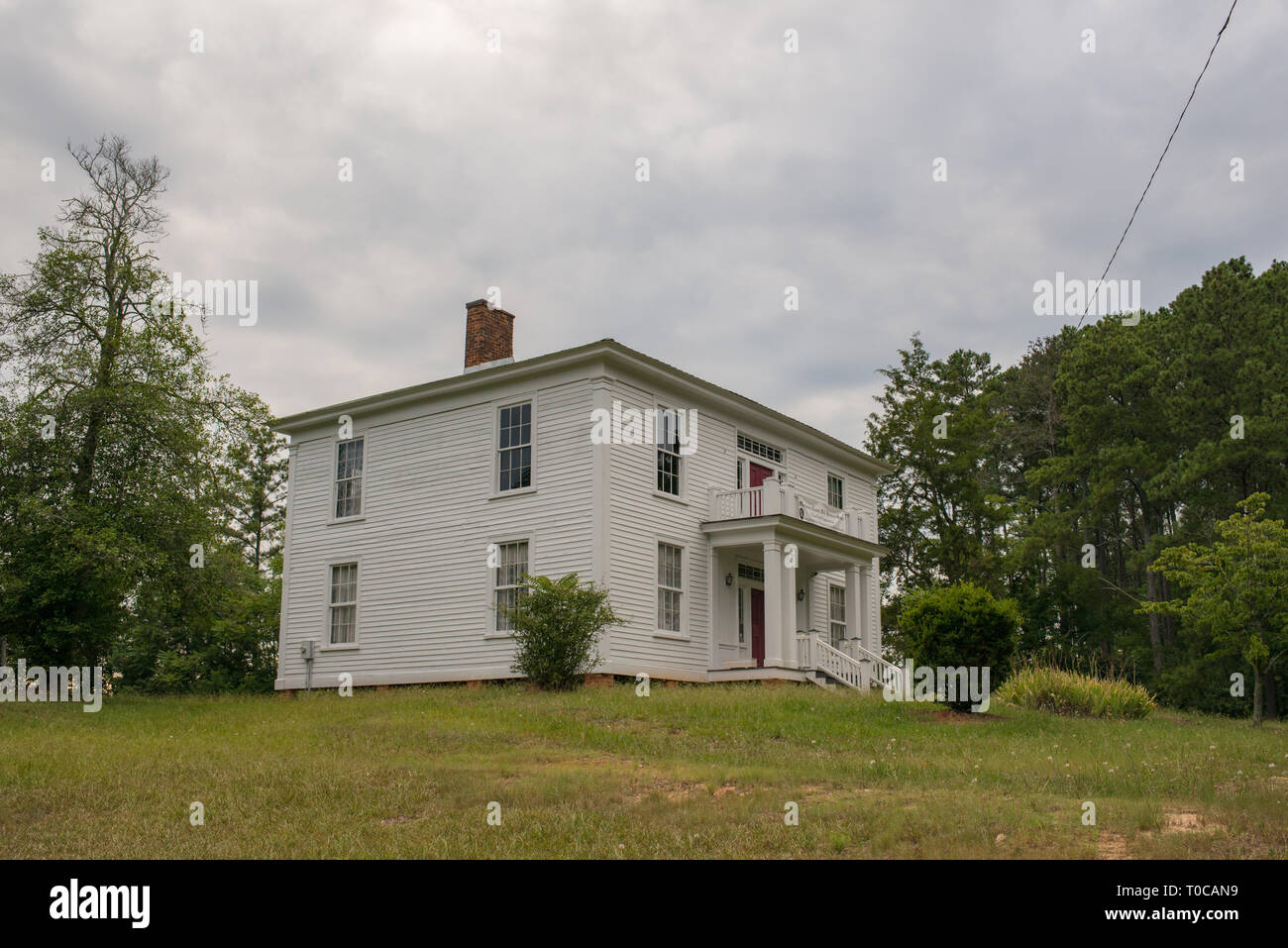 The federal-style Montgomery House (c 1830) was rescued from demolition ...