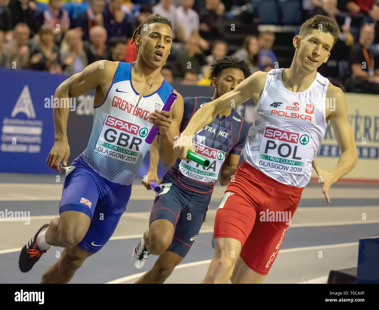 Glasgow, Scotland, UK. 3rd March, 2019. Great Britain and Northern ...