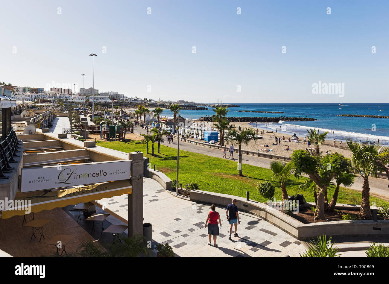 Costa adeje promenade hi-res stock photography and images - Alamy