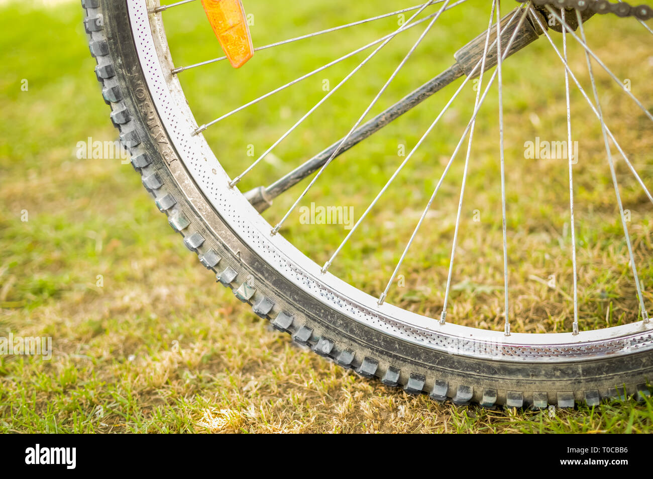 Tyre of cycle hi-res stock photography and images - Alamy