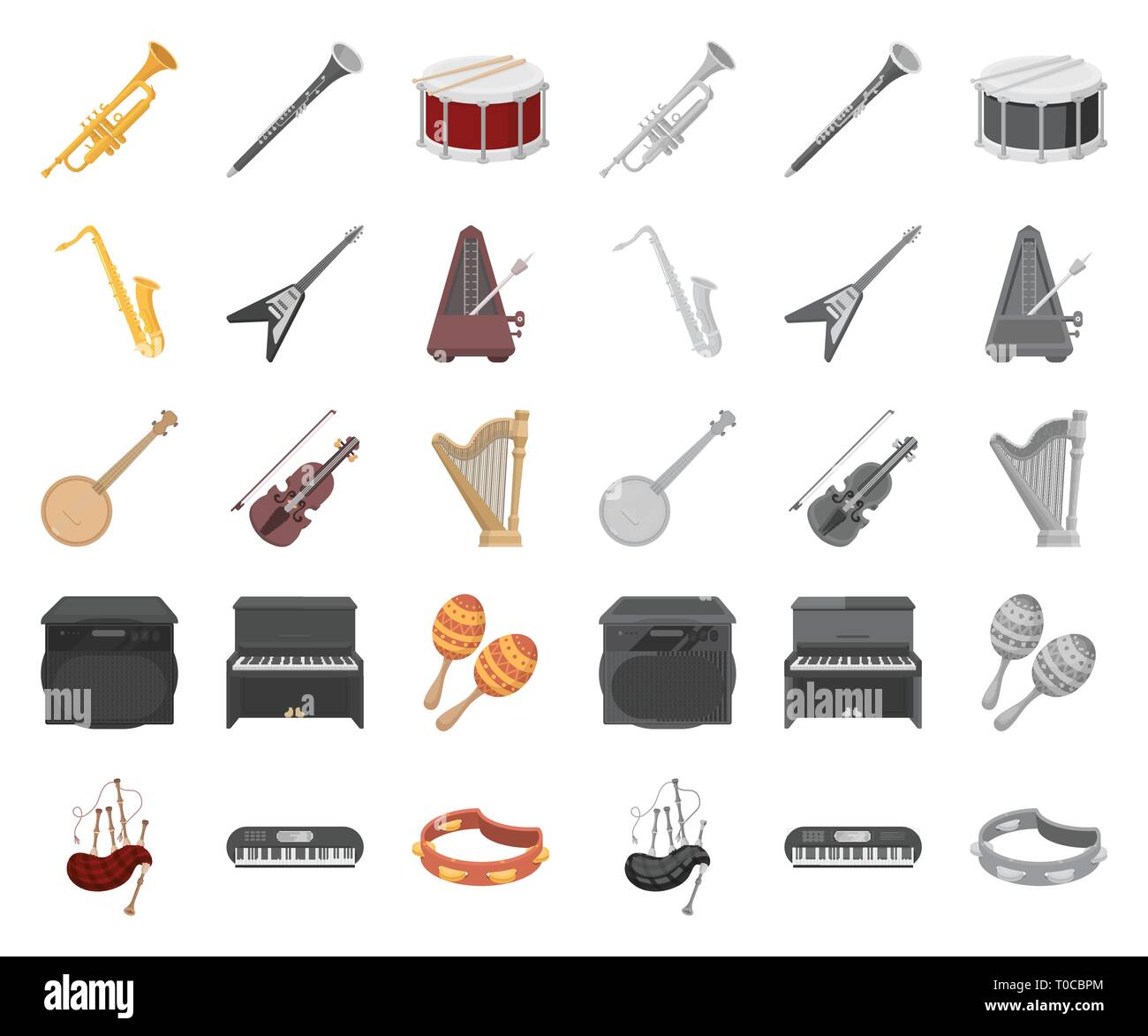 Mono string instrument Stock Vector Images - Alamy