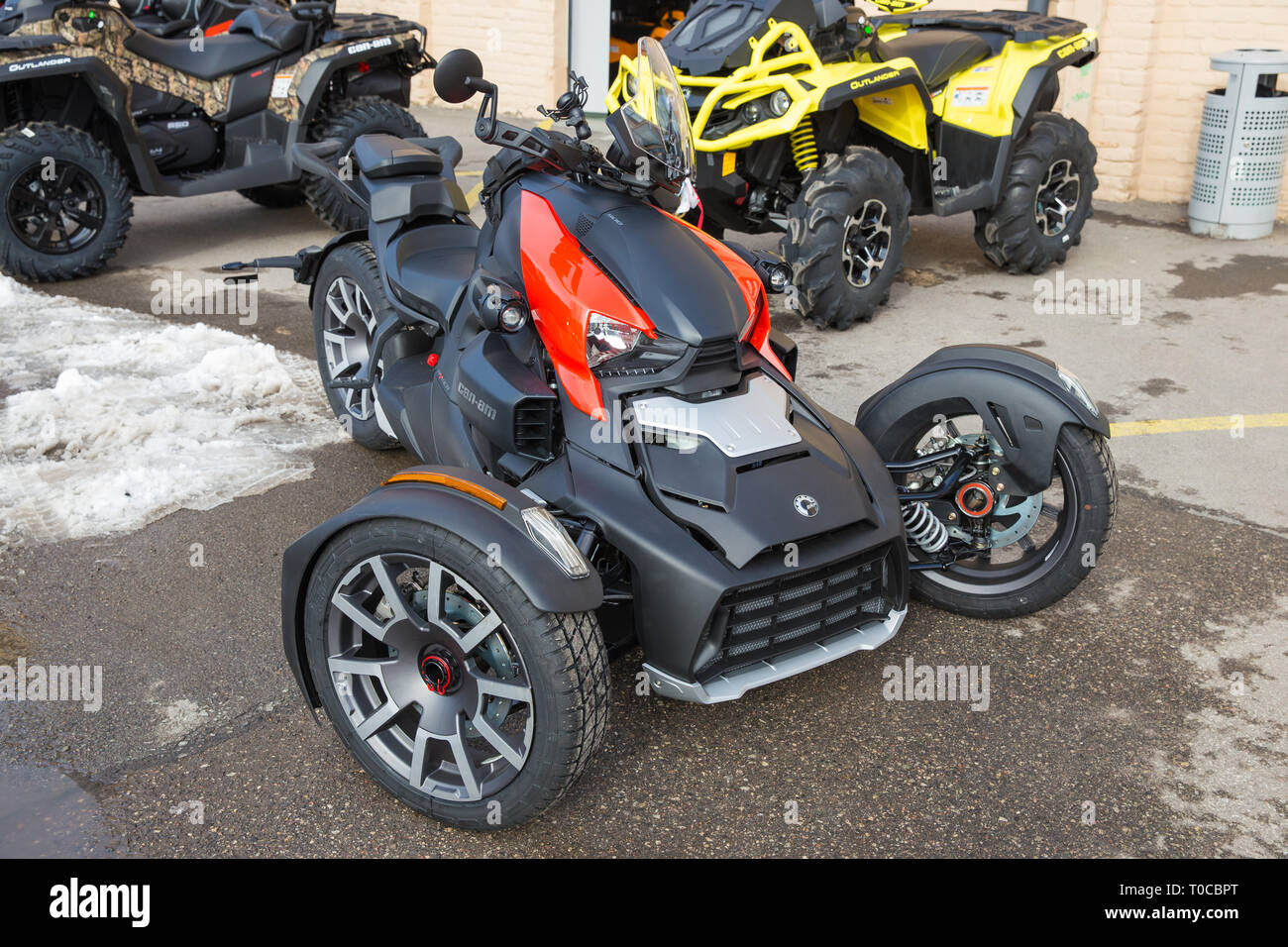 Can am spyder roadster hi-res stock photography and images - Alamy
