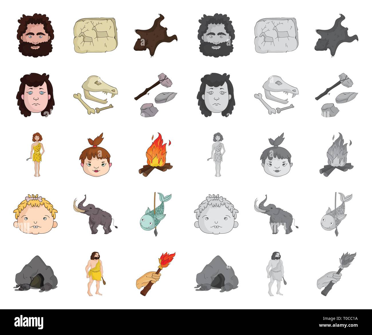 age,ancient,antiquity,art,bearskin,beginning,bones,burning,campfire ...