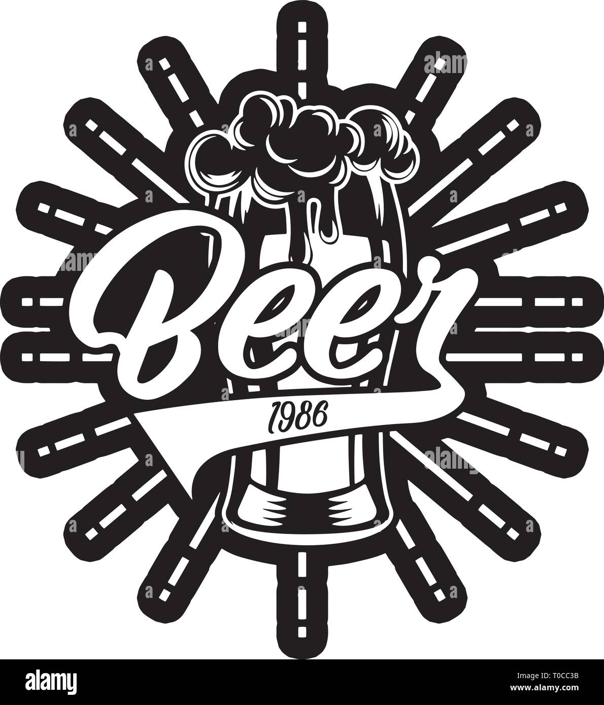 Beer Mug Brewery Cerveza Whiskey Bottle Cocktail Label Liqueur Beverage ...