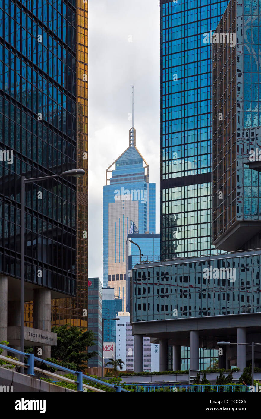 Hong Kong buildings and skyline, SAR, China Stock Photo - Alamy