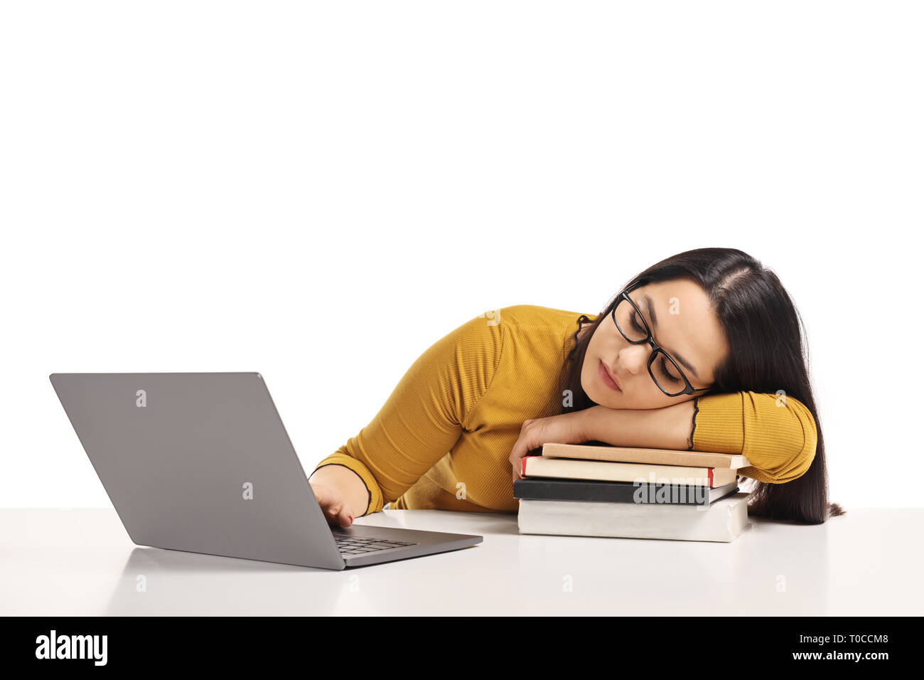 Frustrated College Student Computer