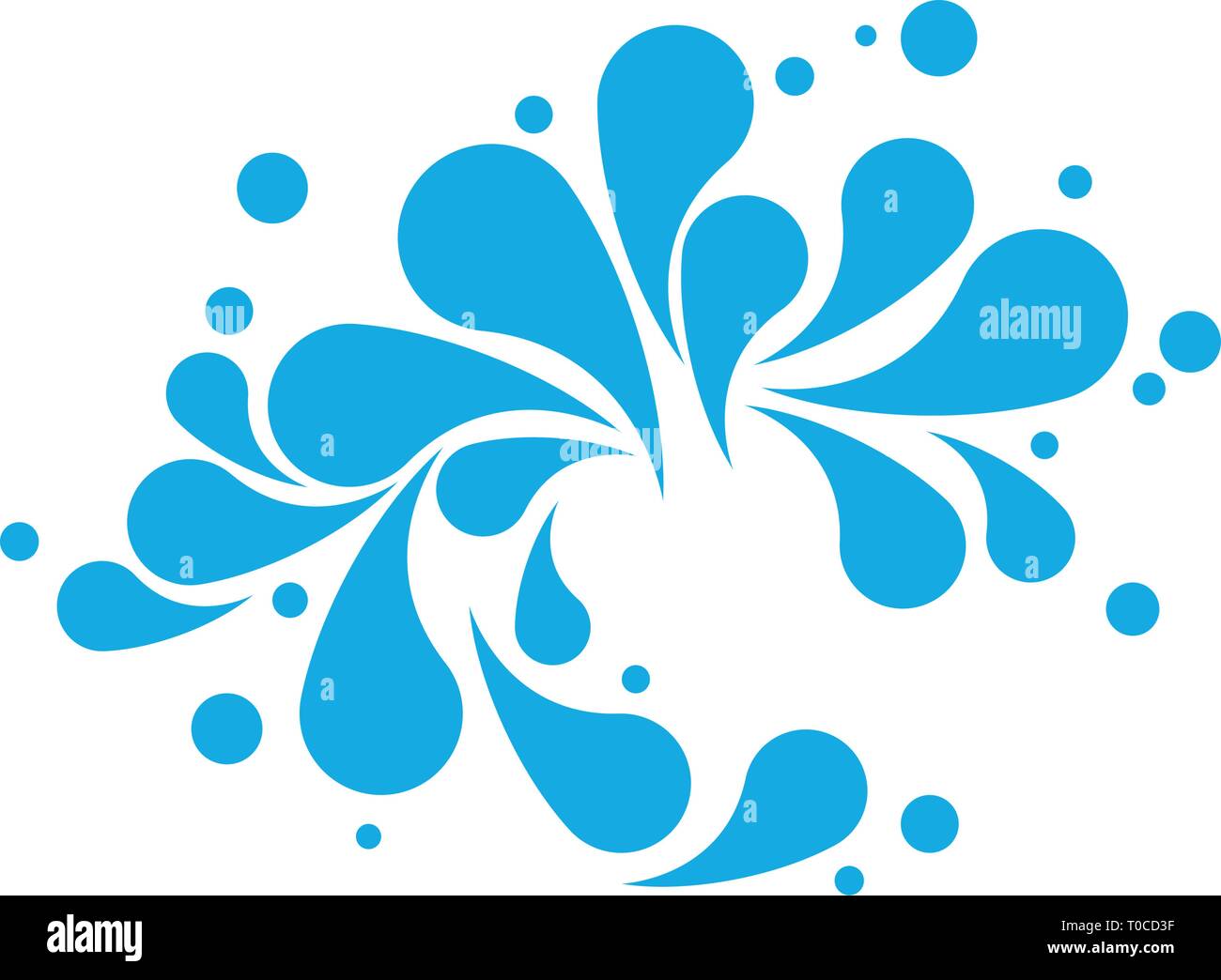 Vector water and soap background in abstract shape Stock Vector Image ...