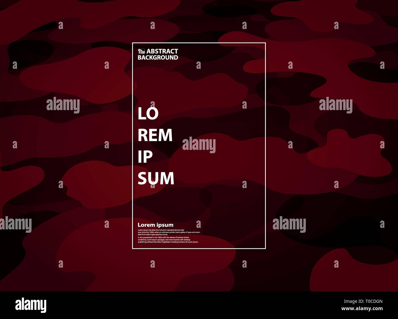 Abstract design shape pattern scarlet color background. You can use for ...