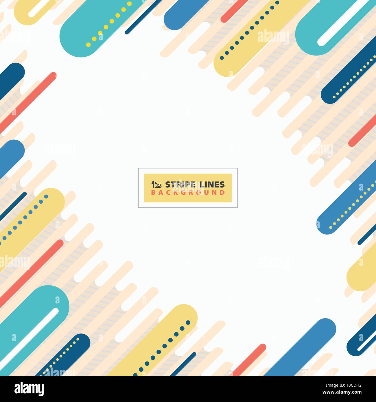 Abstract Colorful Stripe Lines Design Modern With Copy Space You Can Use For Cover Design Of