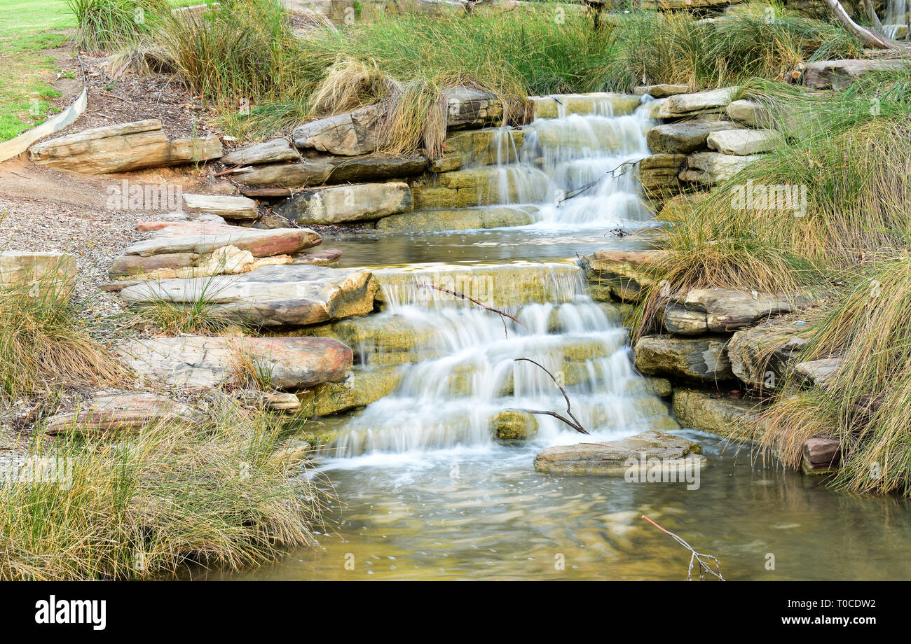 Waterfall -Thorndon Park in Adelaide, South Australia Stock Photo - Alamy