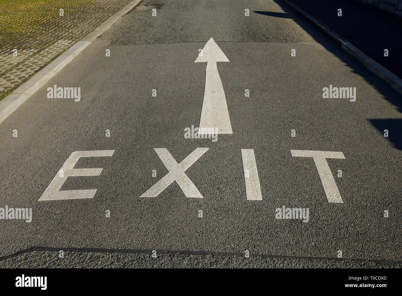 Road Marking Arrow High Resolution Stock Photography and Images - Alamy