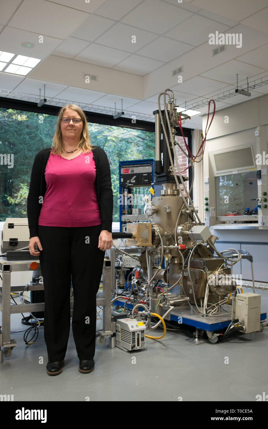 research scientist from the university of sussex stand for a portrait ...