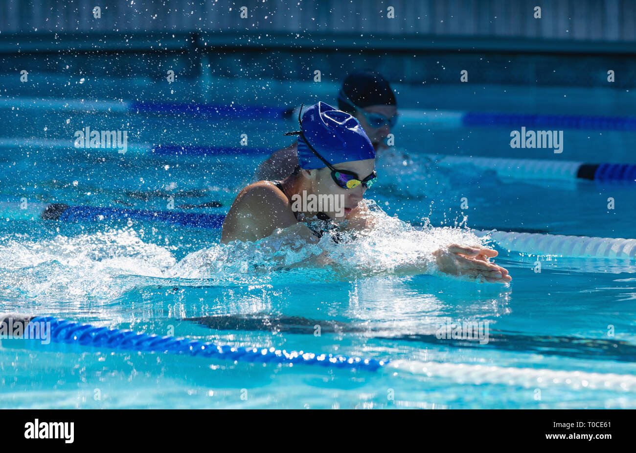 Pool freestyle hi-res stock photography and images - Alamy