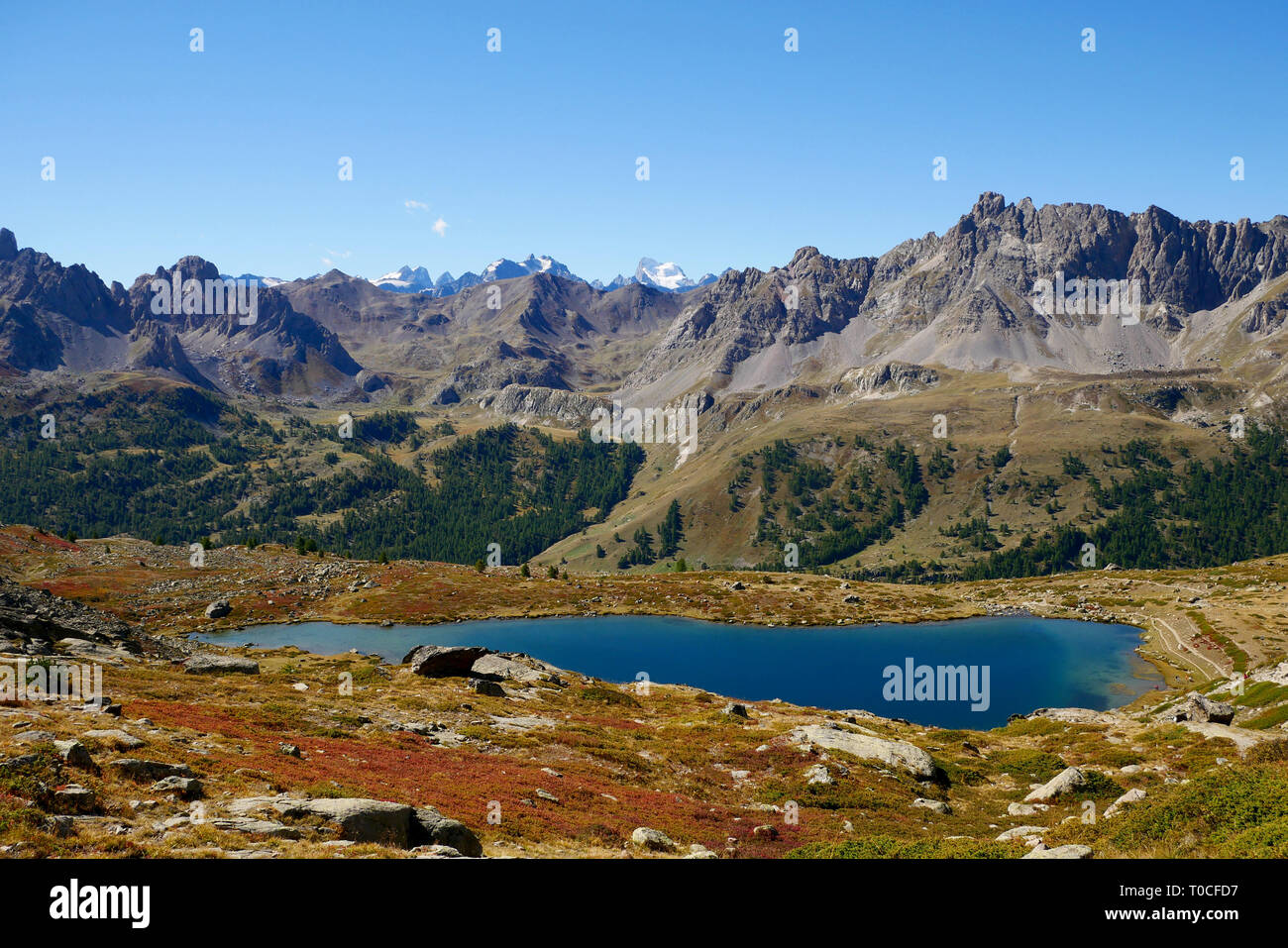 Landscape of the Valley of La Claree (south-eastern France), in the ...