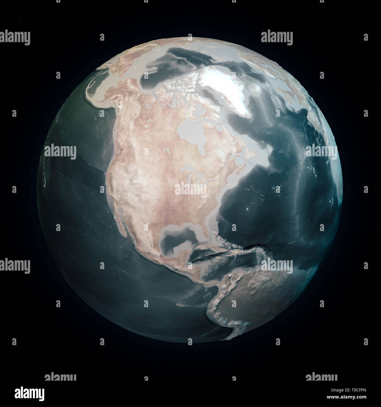 Drought in the world, dry planet earth. Climate change land without ...