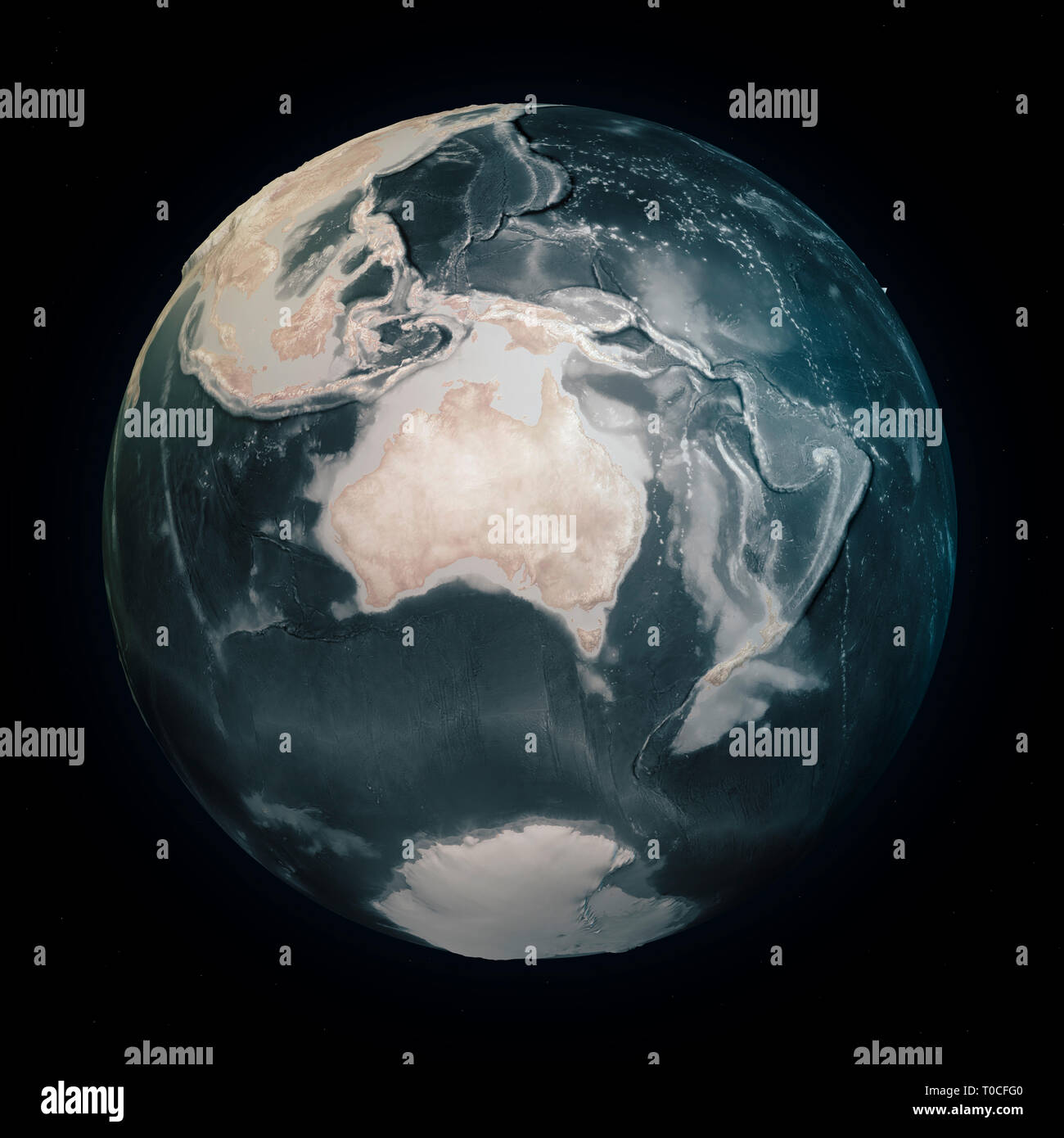 Drought in the world, dry planet earth. Climate change land without ...
