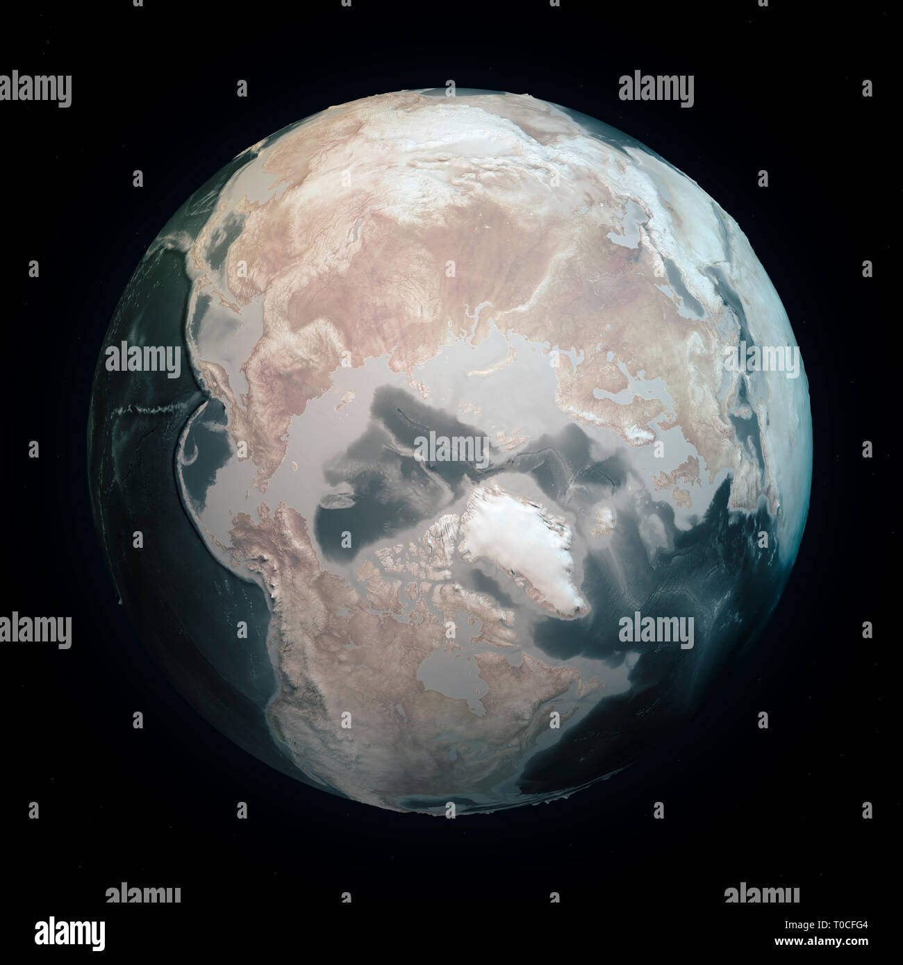 Drought in the world, dry planet earth. Climate change land without ...