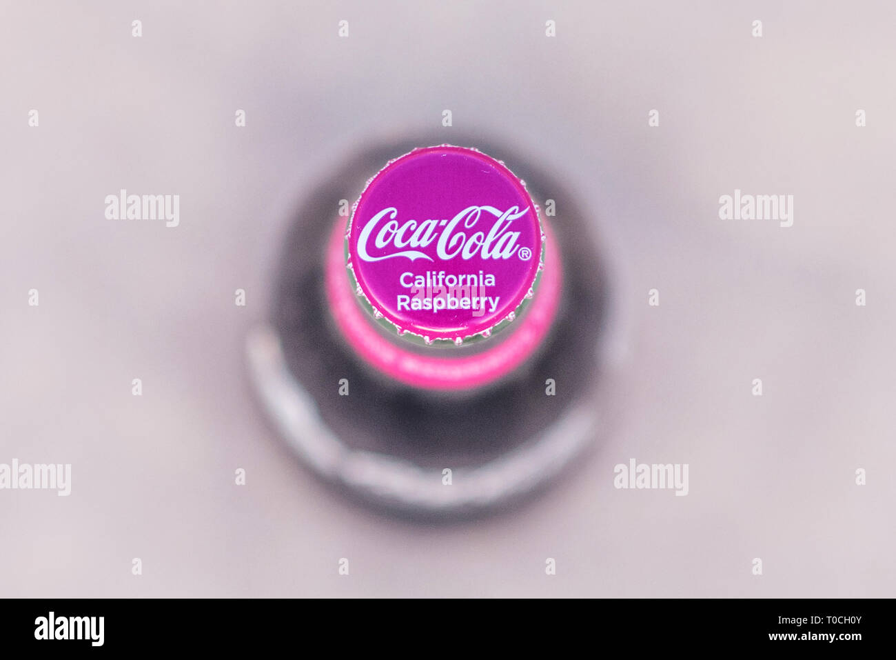 California Raspberry Coca Cola Stock Photo - Alamy