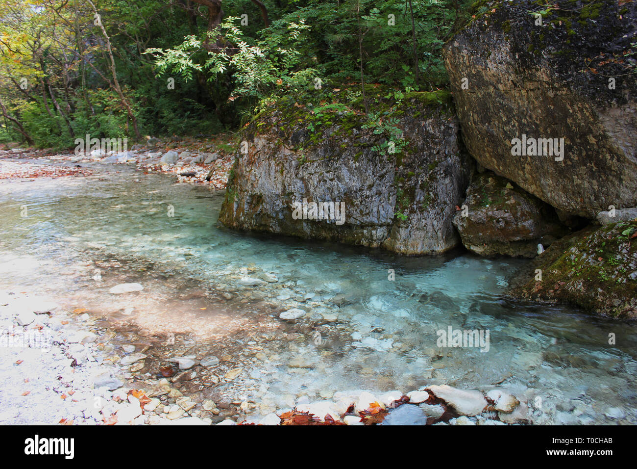 River and Springs in Pozar Thermal Baths Aridaia Greece Stock Photo - Alamy