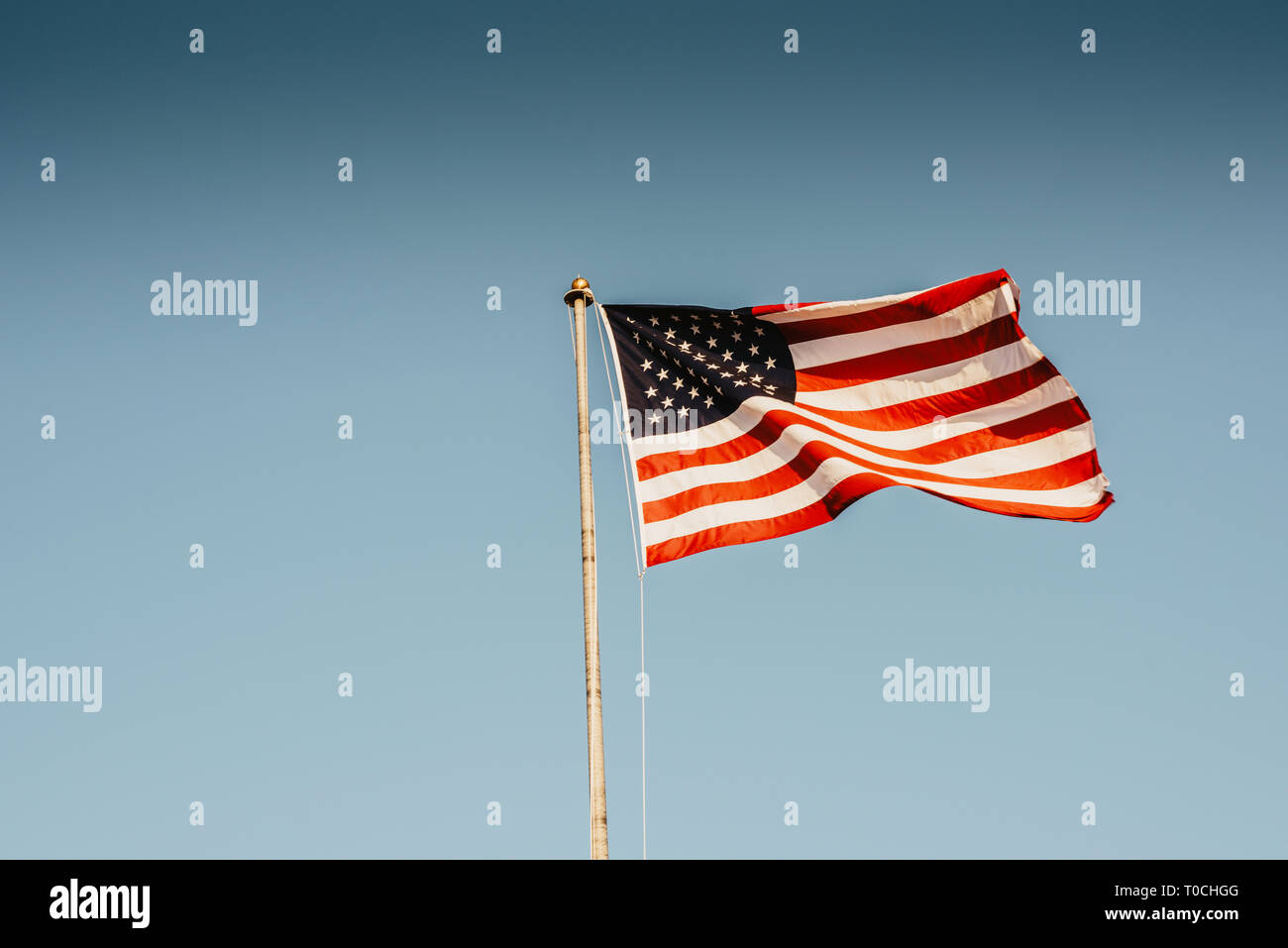 The flag of the United States of America, California Stock Photo - Alamy