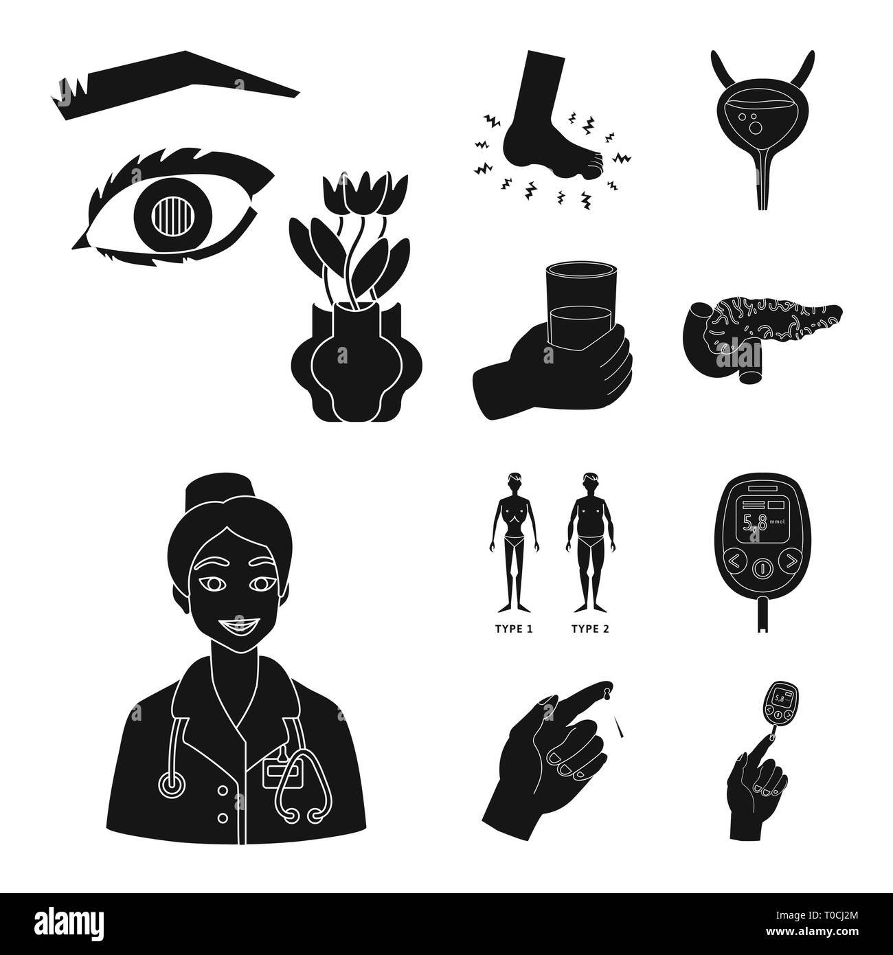 eye,foot,incontinence,water,pancreas,nurse,men,glucometer,analysis,poor ...