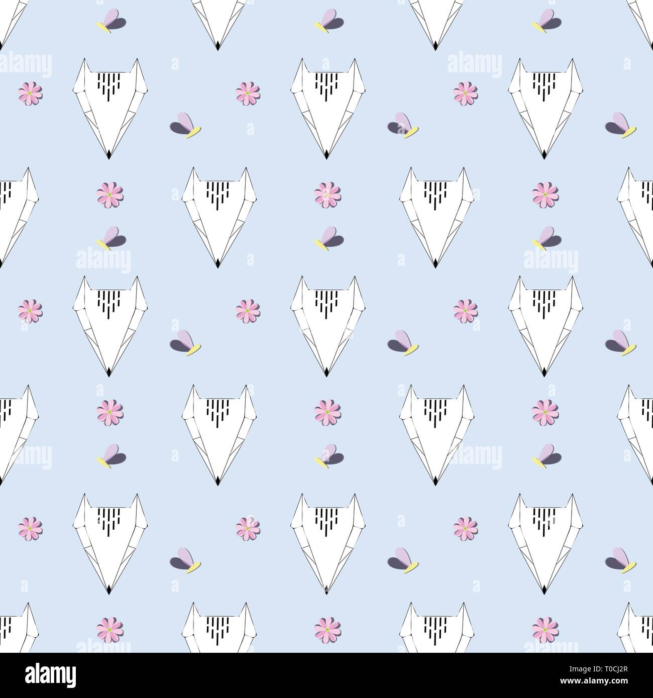 Fox pattern hi-res stock photography and images - Alamy