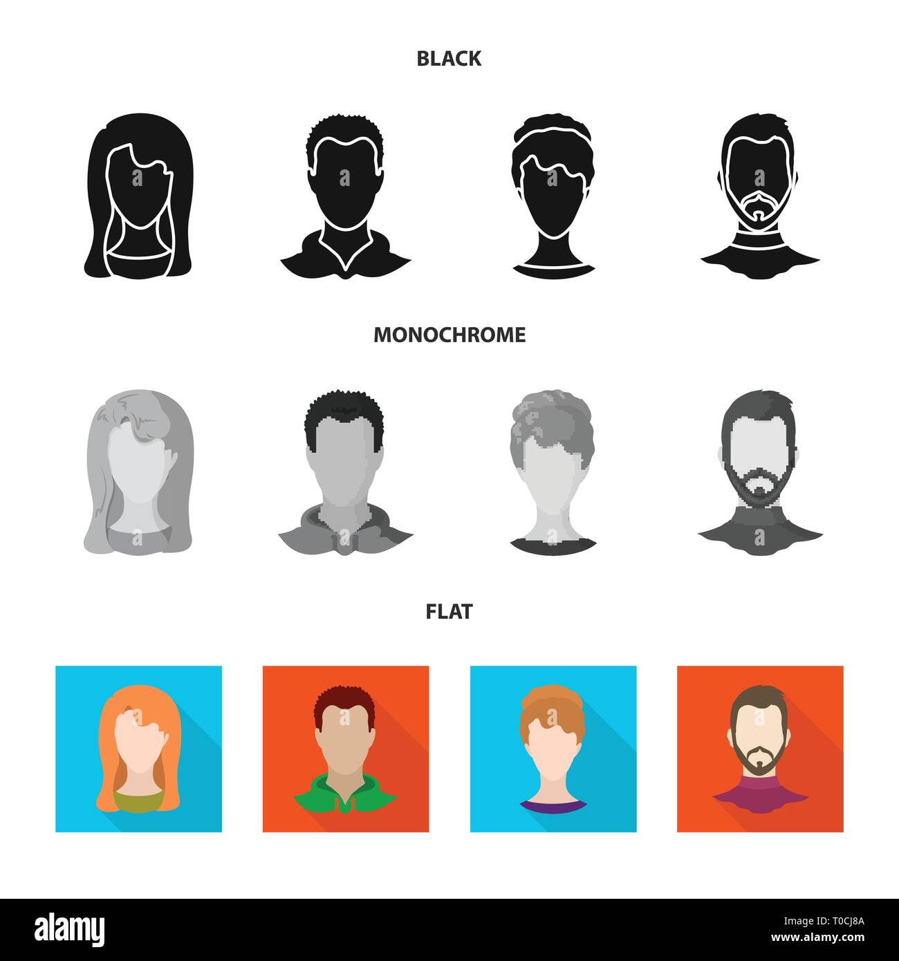 Vector illustration of professional and photo icon. Collection of ...