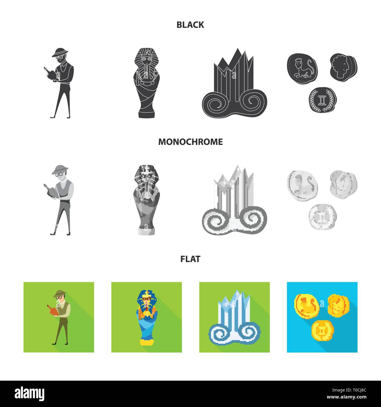 Roman coins amphora Stock Vector Images - Alamy