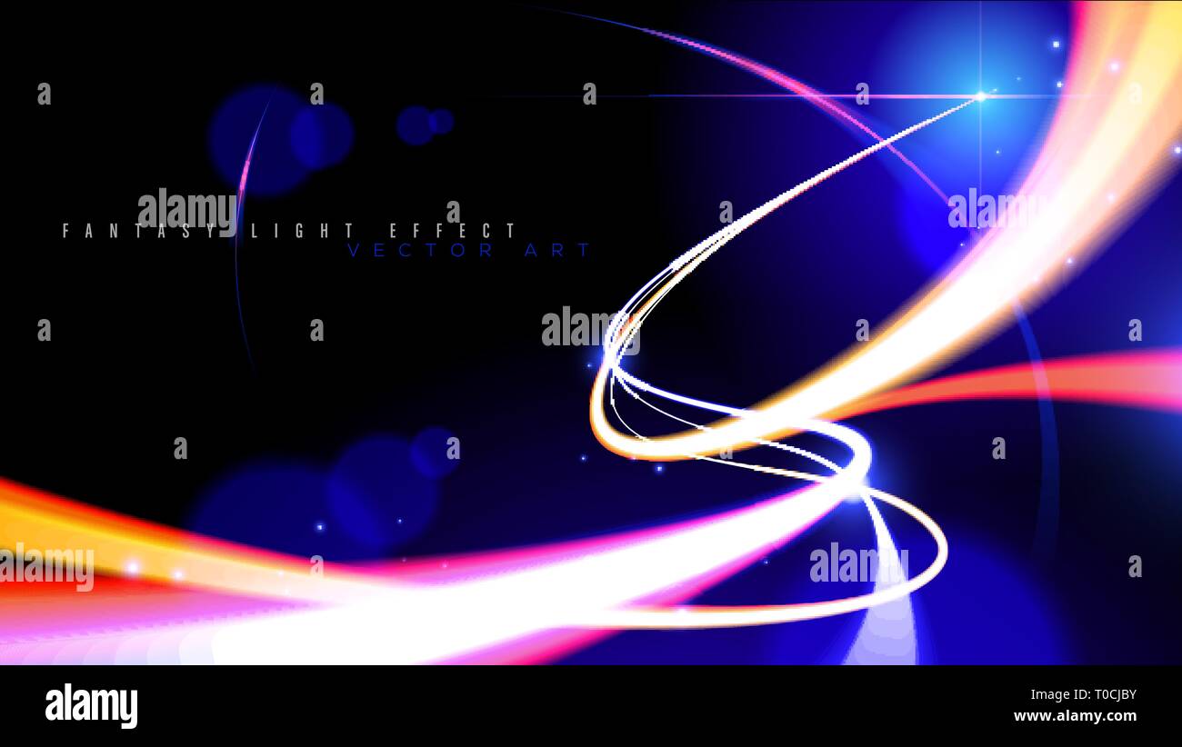 Abstract Light Speed in Vector Stock Vector Image & Art - Alamy
