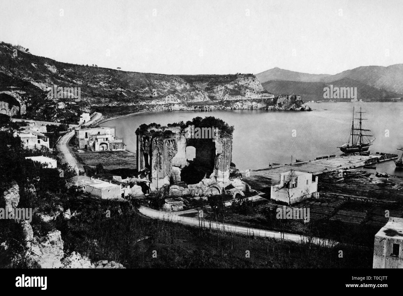 gulf, bacoli, campania, italy 1900 Stock Photo - Alamy