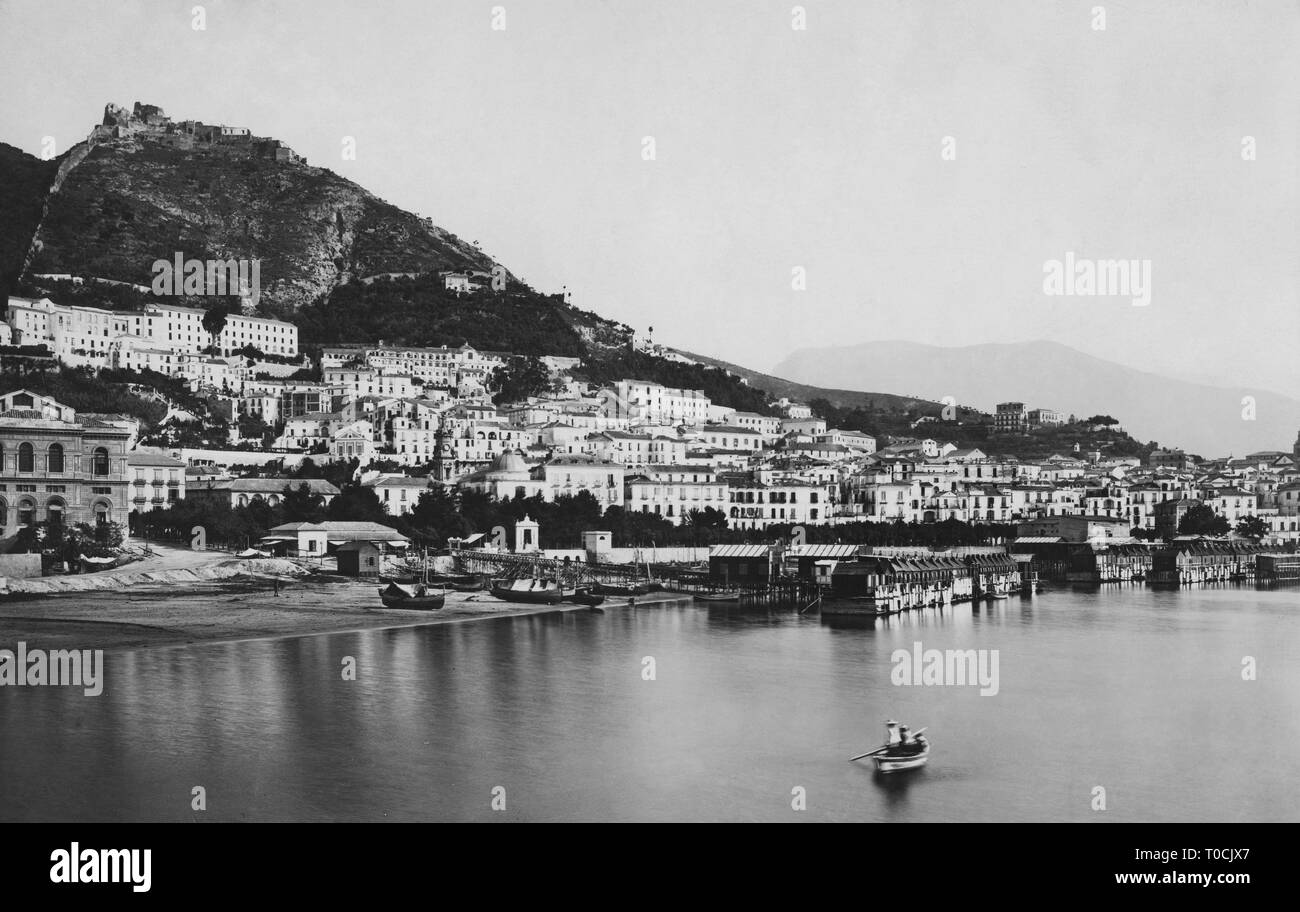 italy, campania, salerno, 1920-1930 Stock Photo - Alamy